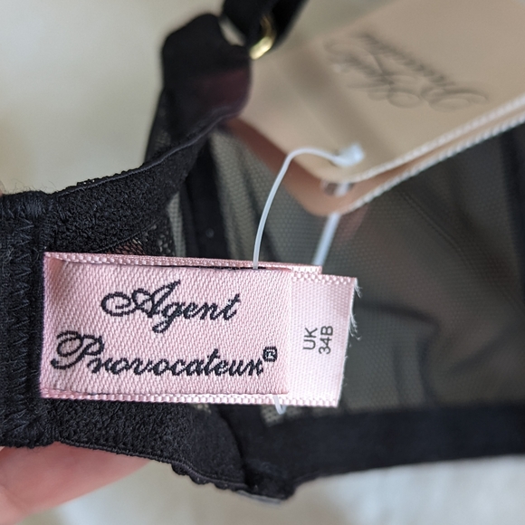 Agent Provocateur | Intimates & Sleepwear | Agent Provocateur Jet Black ...